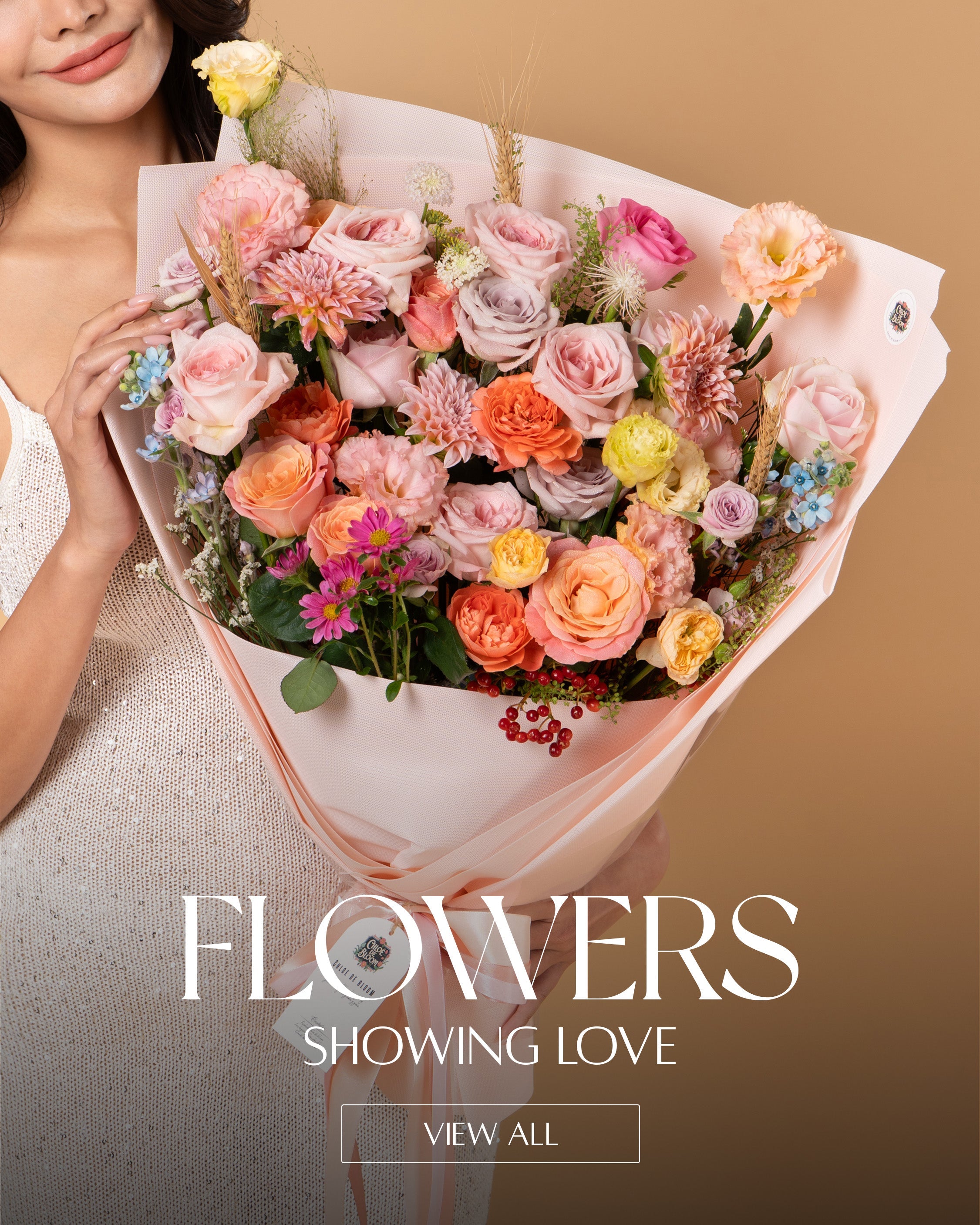 Bouquet of flowers showing love – Chloe De Bloom